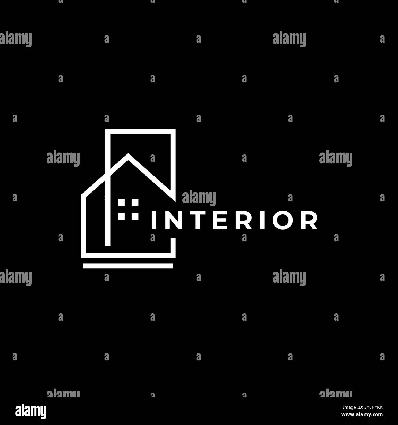 Minimalistic house interior Stock Vector Images - Alamy