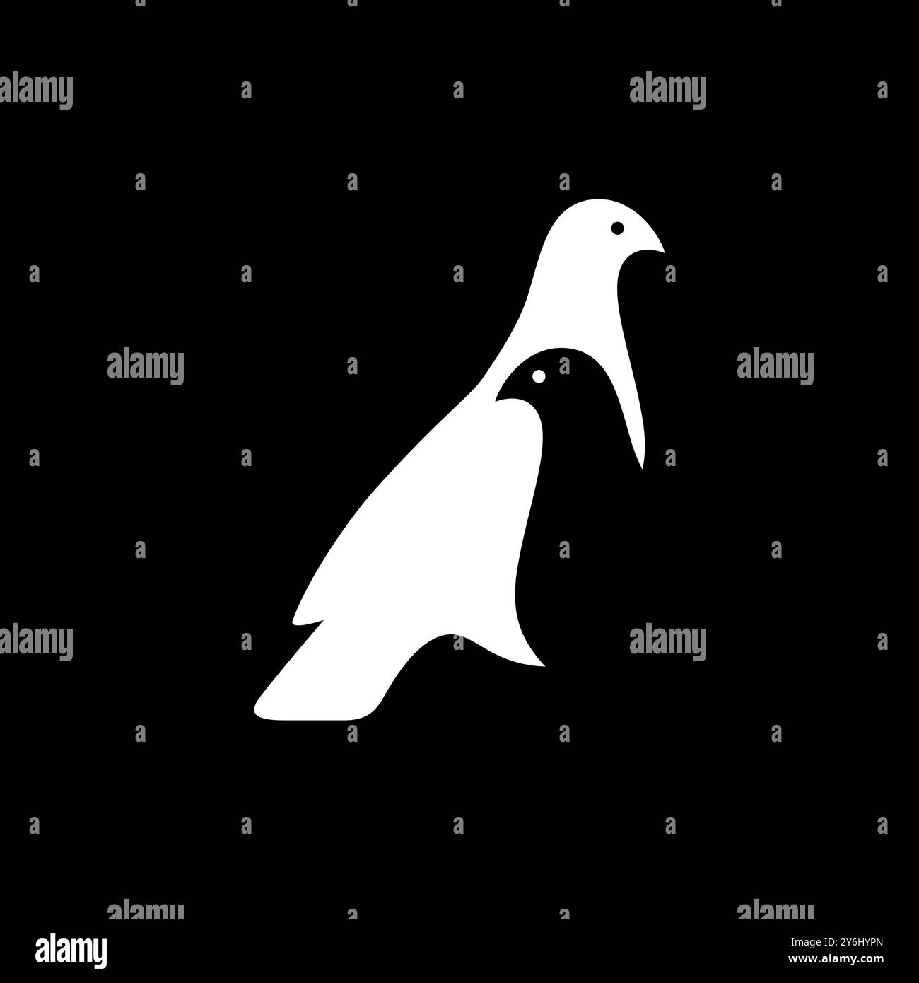 dove bird peace symbol modern logo design vector Stock Vector Image ...