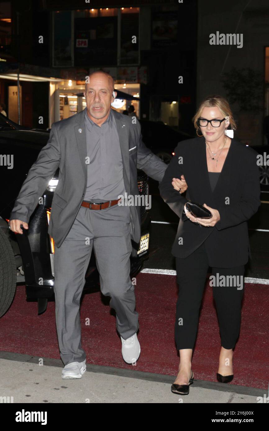 New York, NY - September 24, 2024: Actress Kate Winslet is spotted ...