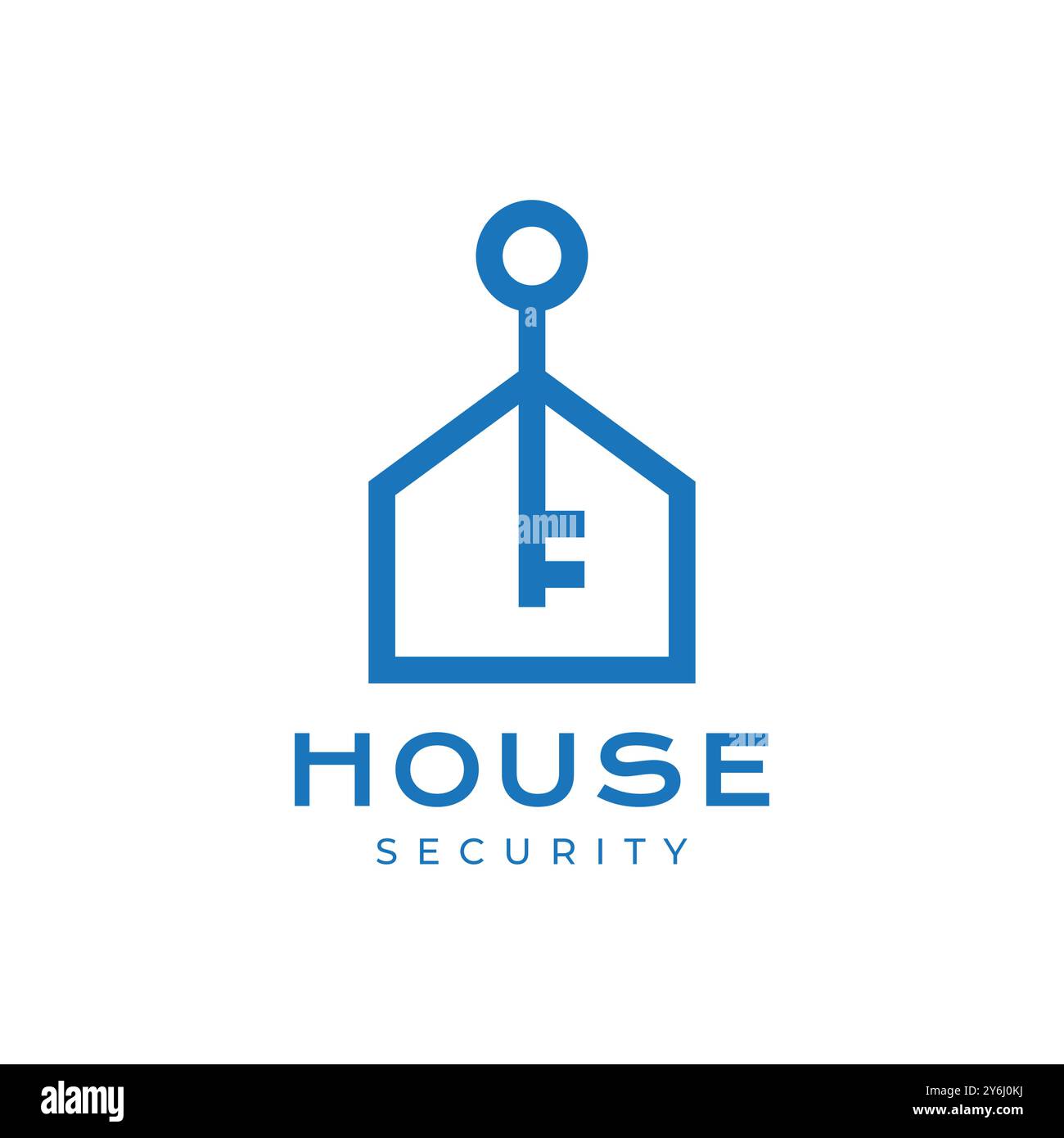 security house key house logo design vector Stock Vector Image & Art ...
