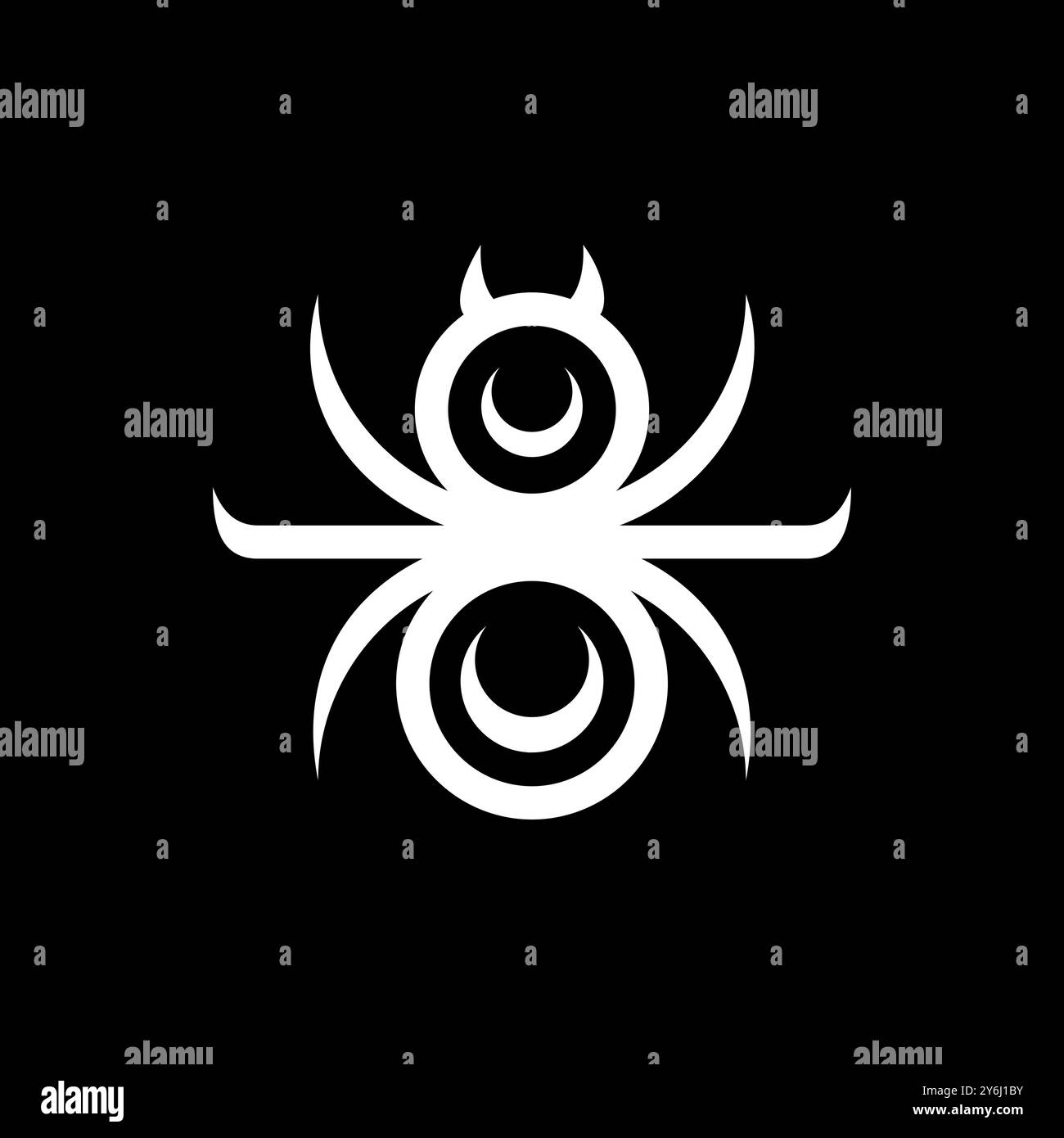cool spider modern minimal logo design vector Stock Vector Image & Art ...