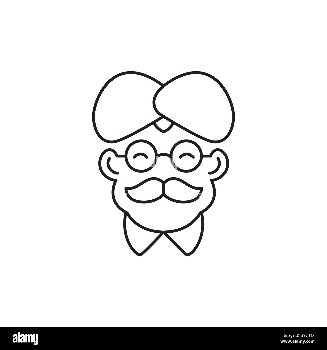 javanese man head culture line logo design vector Stock Vector Image ... javanese man head culture line logo design vector Stock Vector Image ...