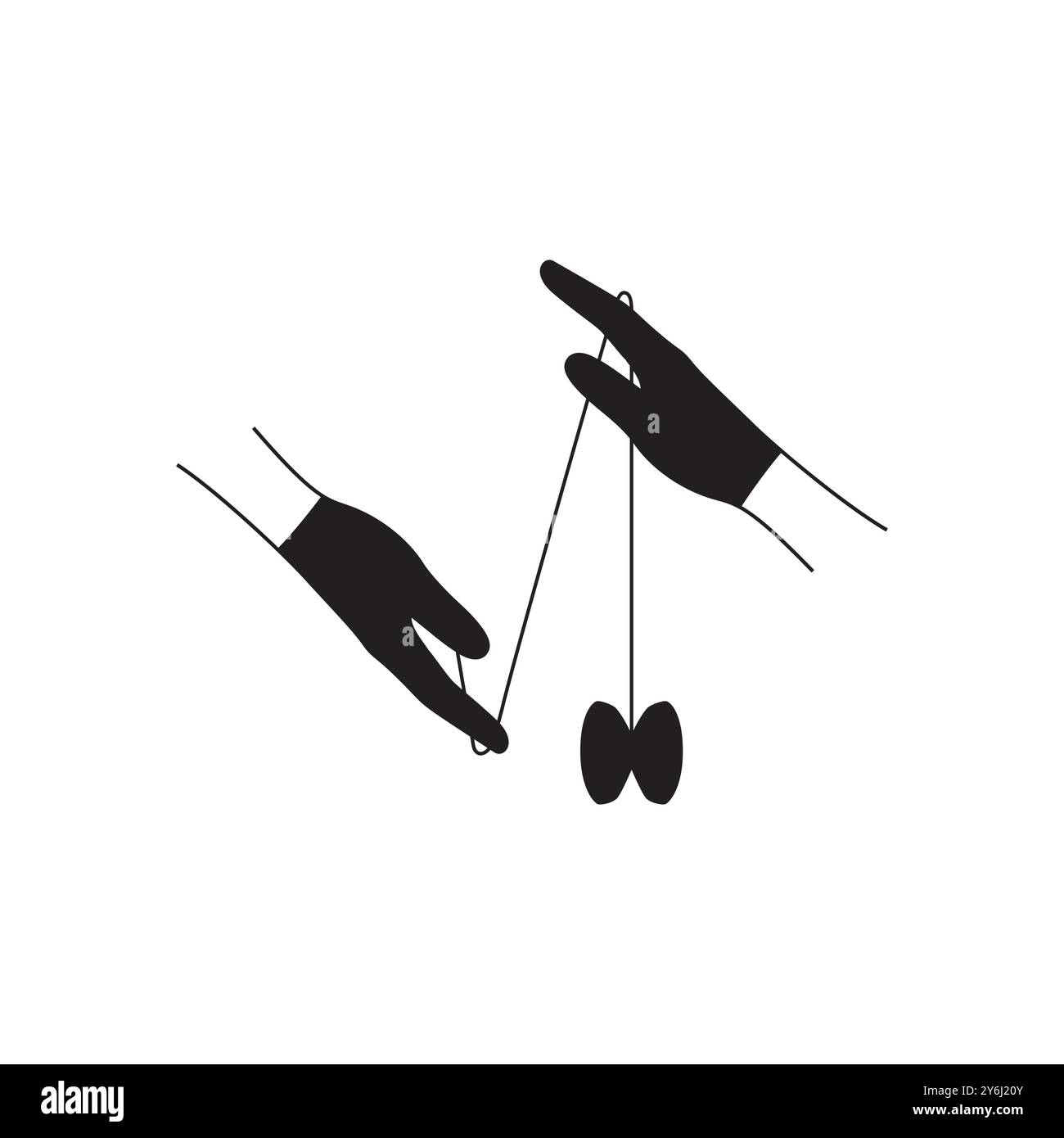 yo yo game skill logo design flat vector Stock Vector Image & Art - Alamy