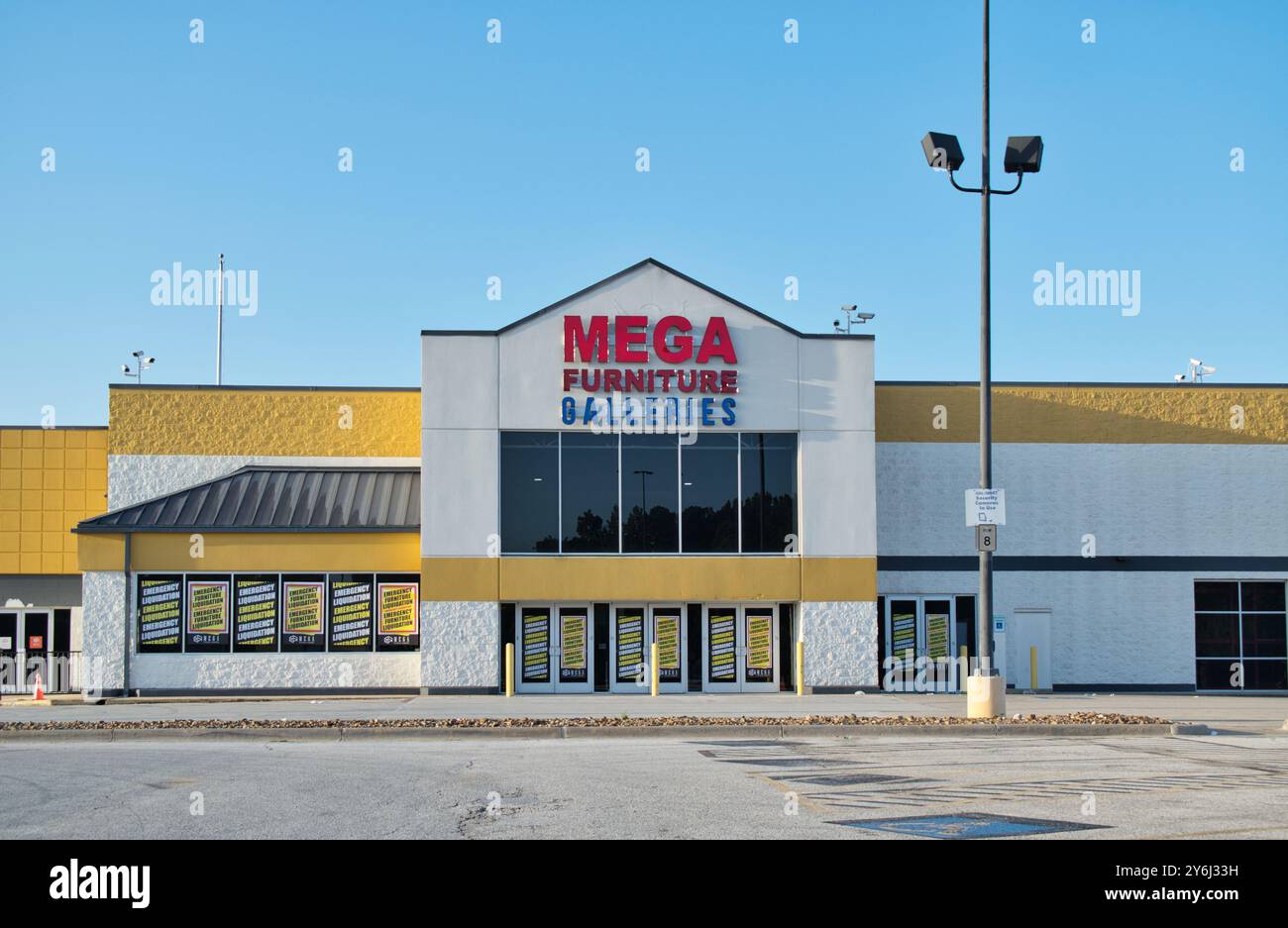 Houston, Texas USA 06-23-2024: Mega Furniture Galleries storefront ...