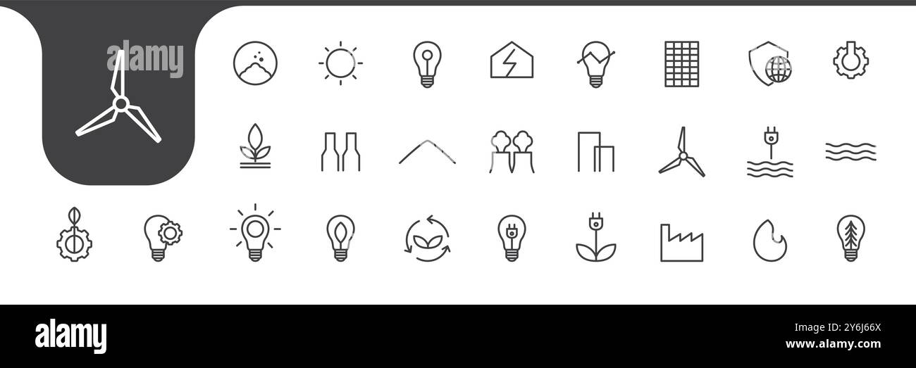 electrical set icon collection design vector Stock Vector Image & Art ...