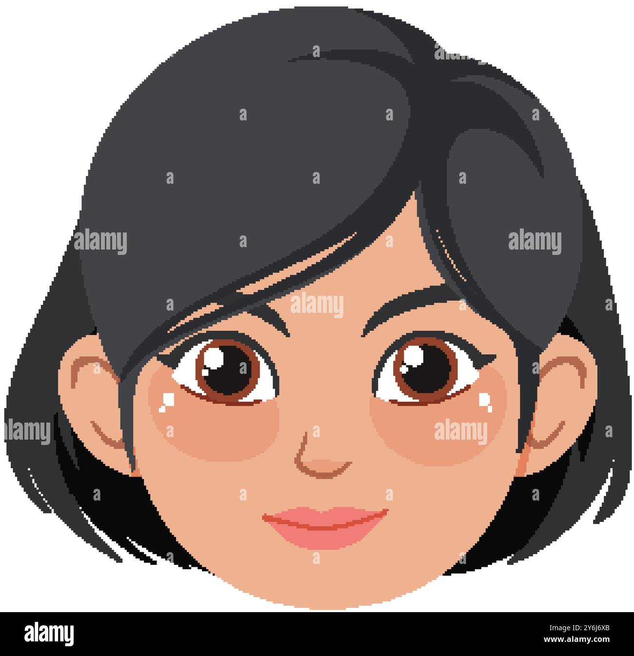 Cartoon woman short hair hi-res stock photography and images - Alamy