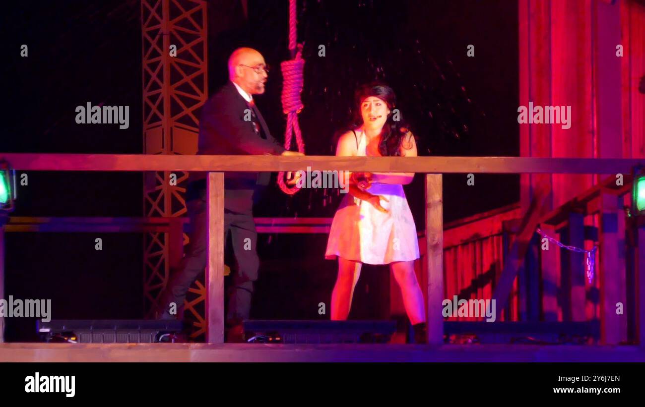 Buena Park, California, USA 22nd September 2024 Olivia Rodrigo spoof in ...