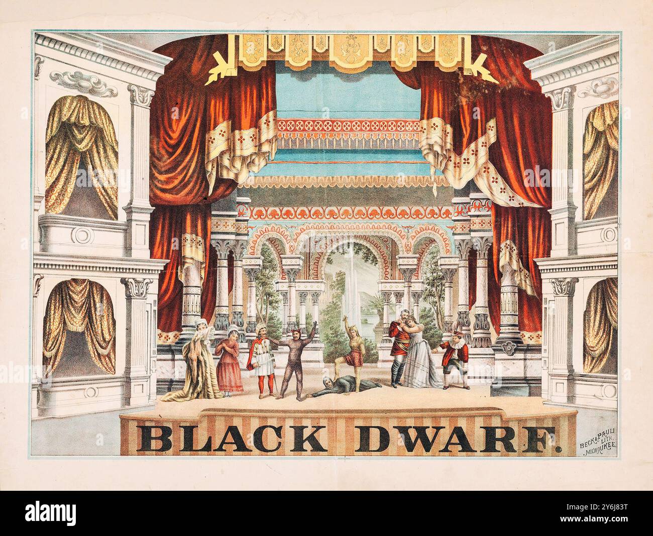 Black dwarf theatre hi-res stock photography and images - Alamy