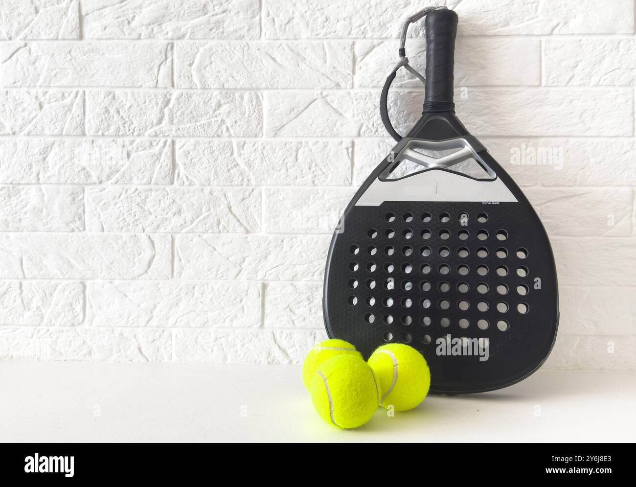 Isolated paddle tennis objects. padel racket Stock Photo - Alamy