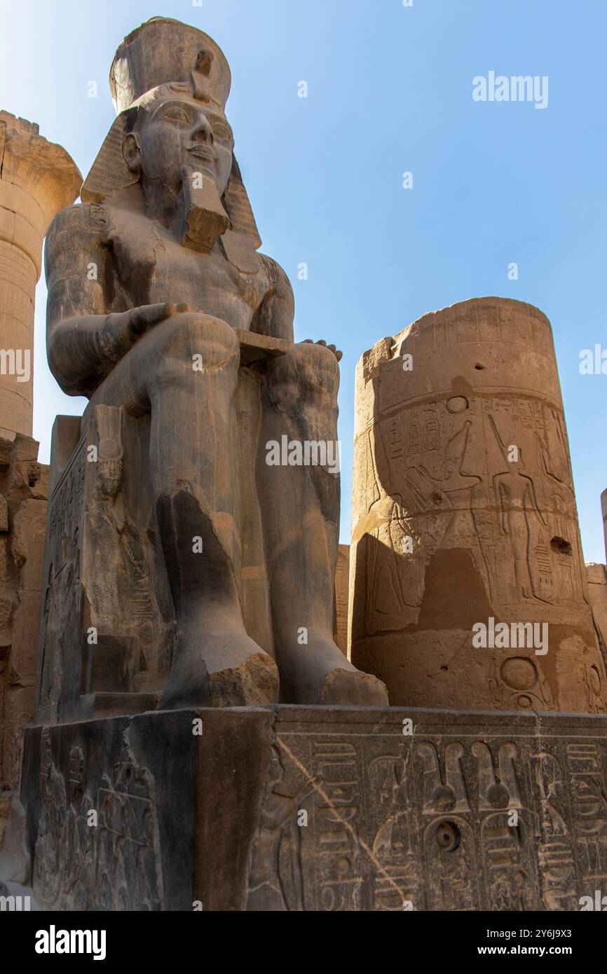 Step into the grandeur of Ramses II's court, adorned with 74 towering ...