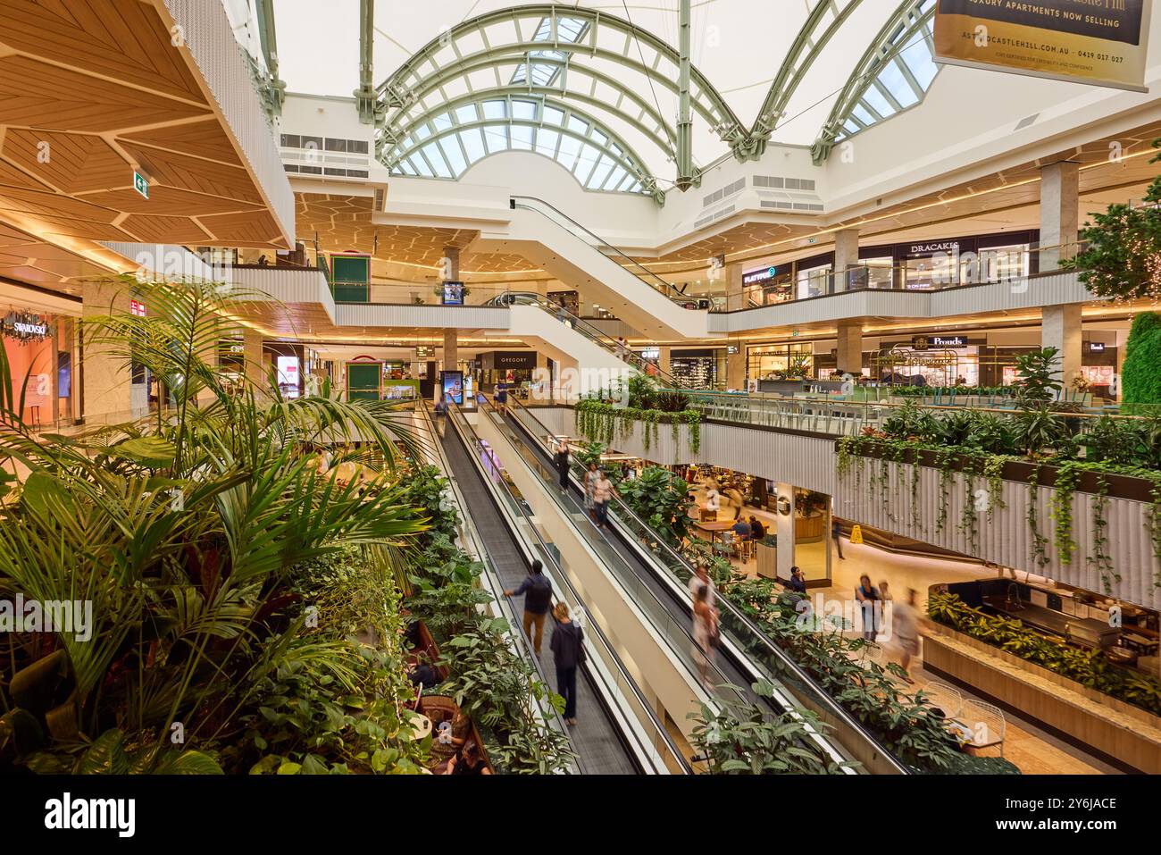 Castle Towers Shopping Centre in Castle Hill, Sydney Stock Photo - Alamy