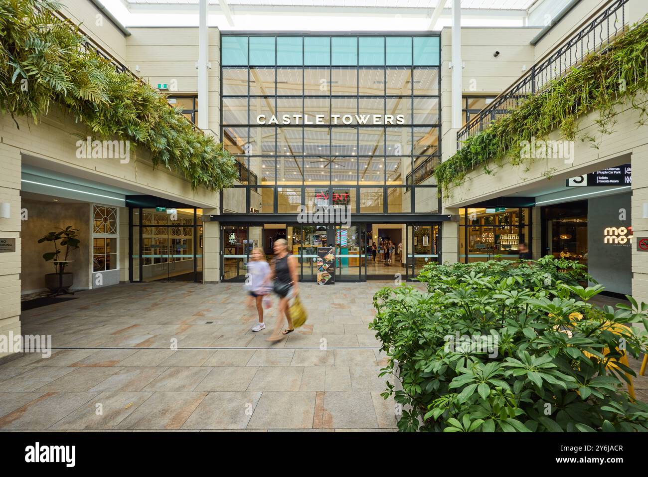 Shopping centre corridor shops wide hi-res stock photography and images ...