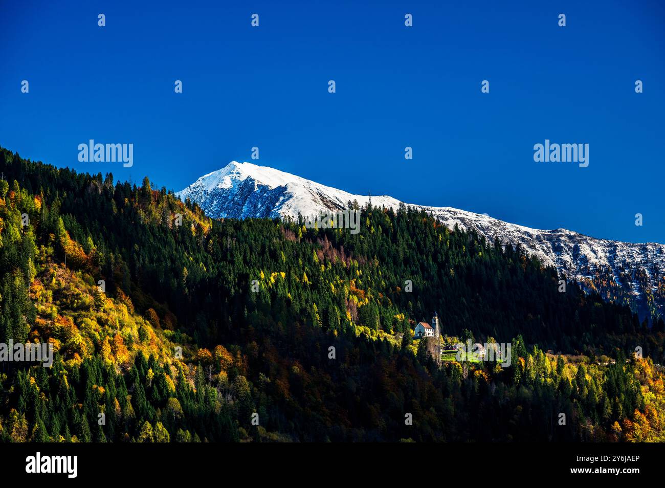 Autumn in Val Degano. Forni Avoltri. Explosion of colors in the Piave ...