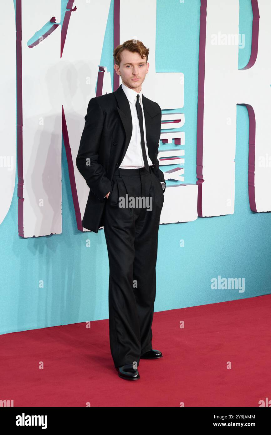 Harry Lawtey pictured attending the Joker: Folie À Deux UK Premiere ...
