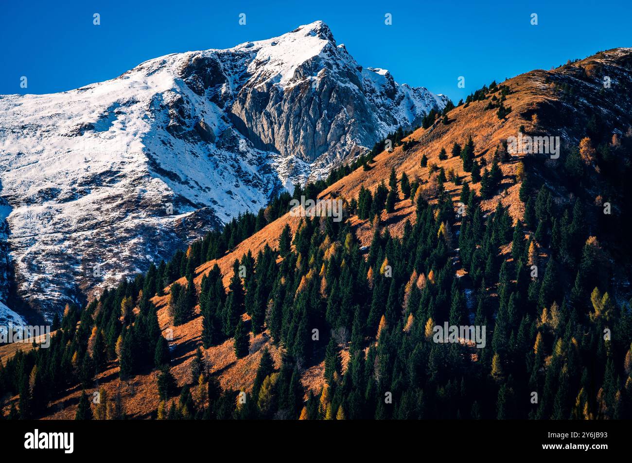 Autumn in Val Degano. Forni Avoltri. Explosion of colors in the Piave ...