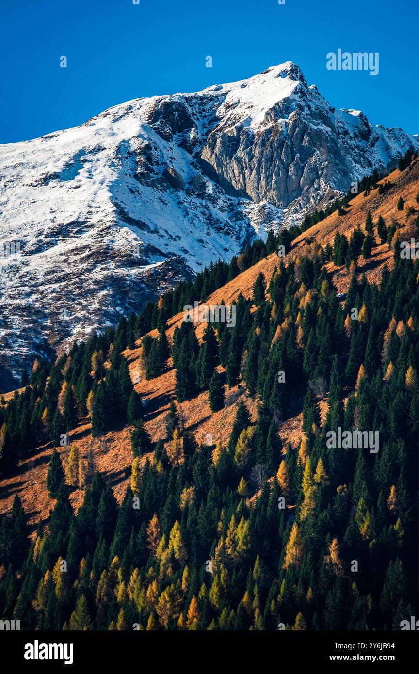 Autumn in Val Degano. Forni Avoltri. Explosion of colors in the Piave ...