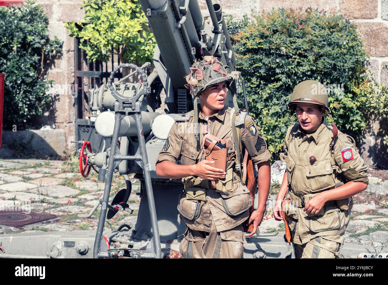 historical recreation of the World War II Stock Photo - Alamy