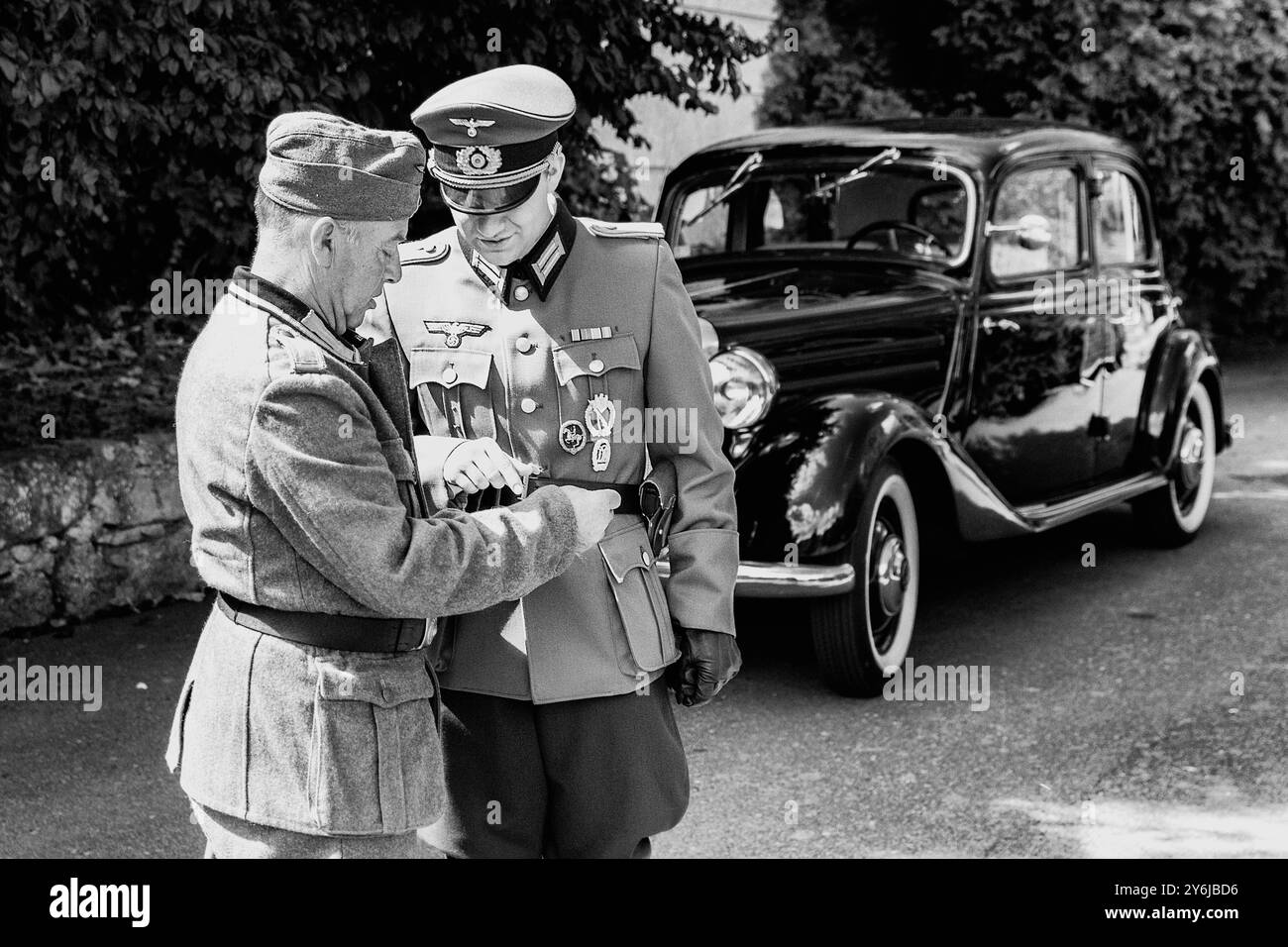 historical recreation of the World War II Stock Photo - Alamy