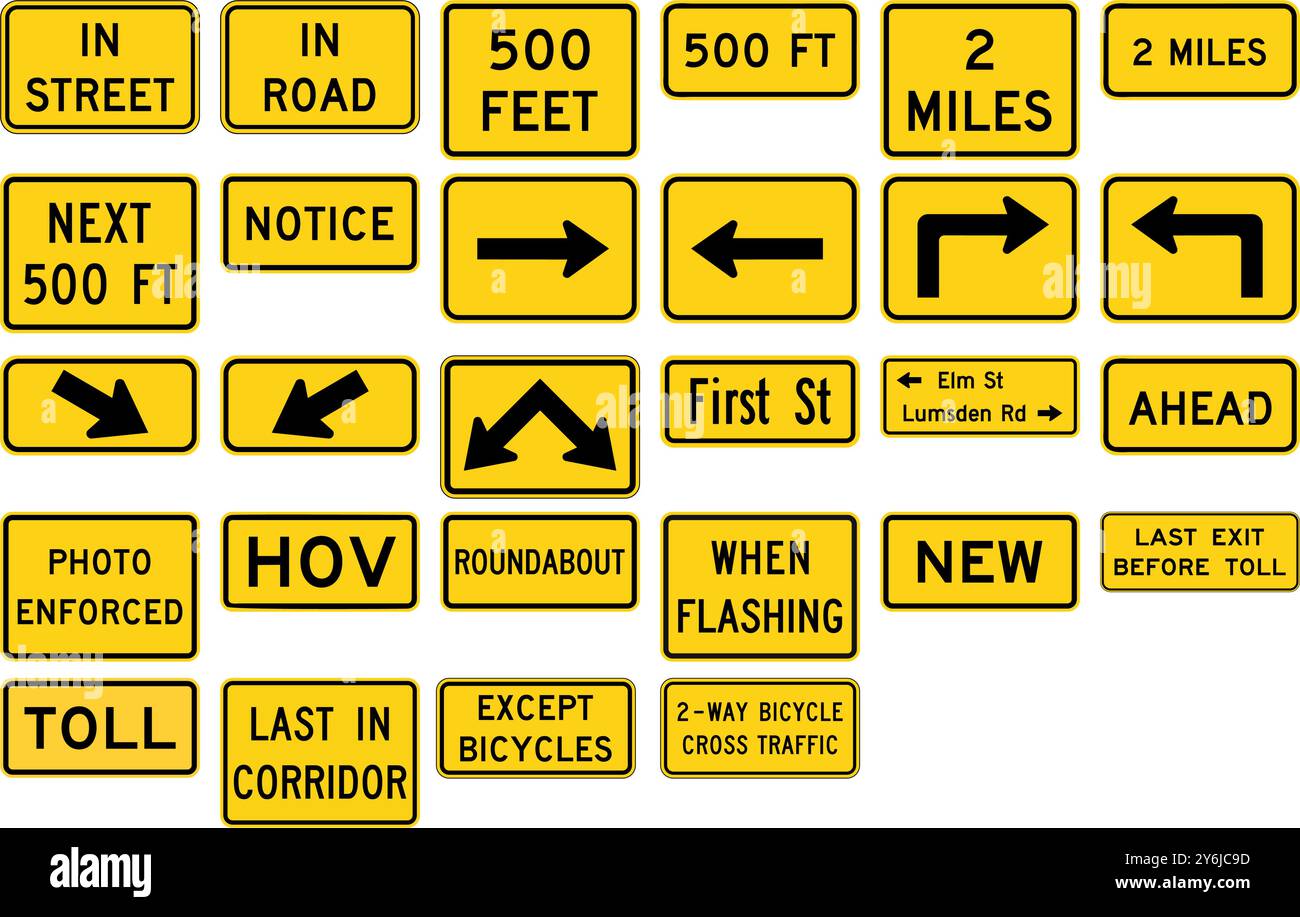 Notices and signs Stock Vector Images - Alamy