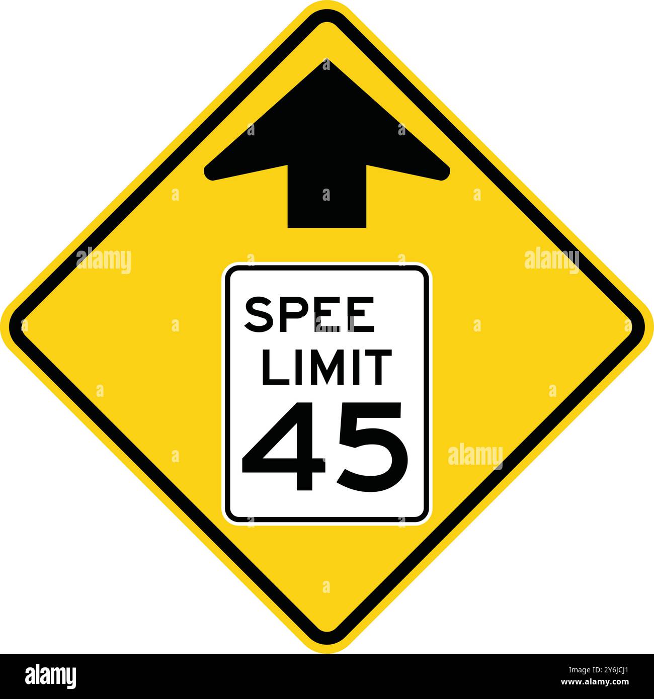 Speed limit ahead. Advance Traffic Control Signs: Stop, Yield, Traffic ...