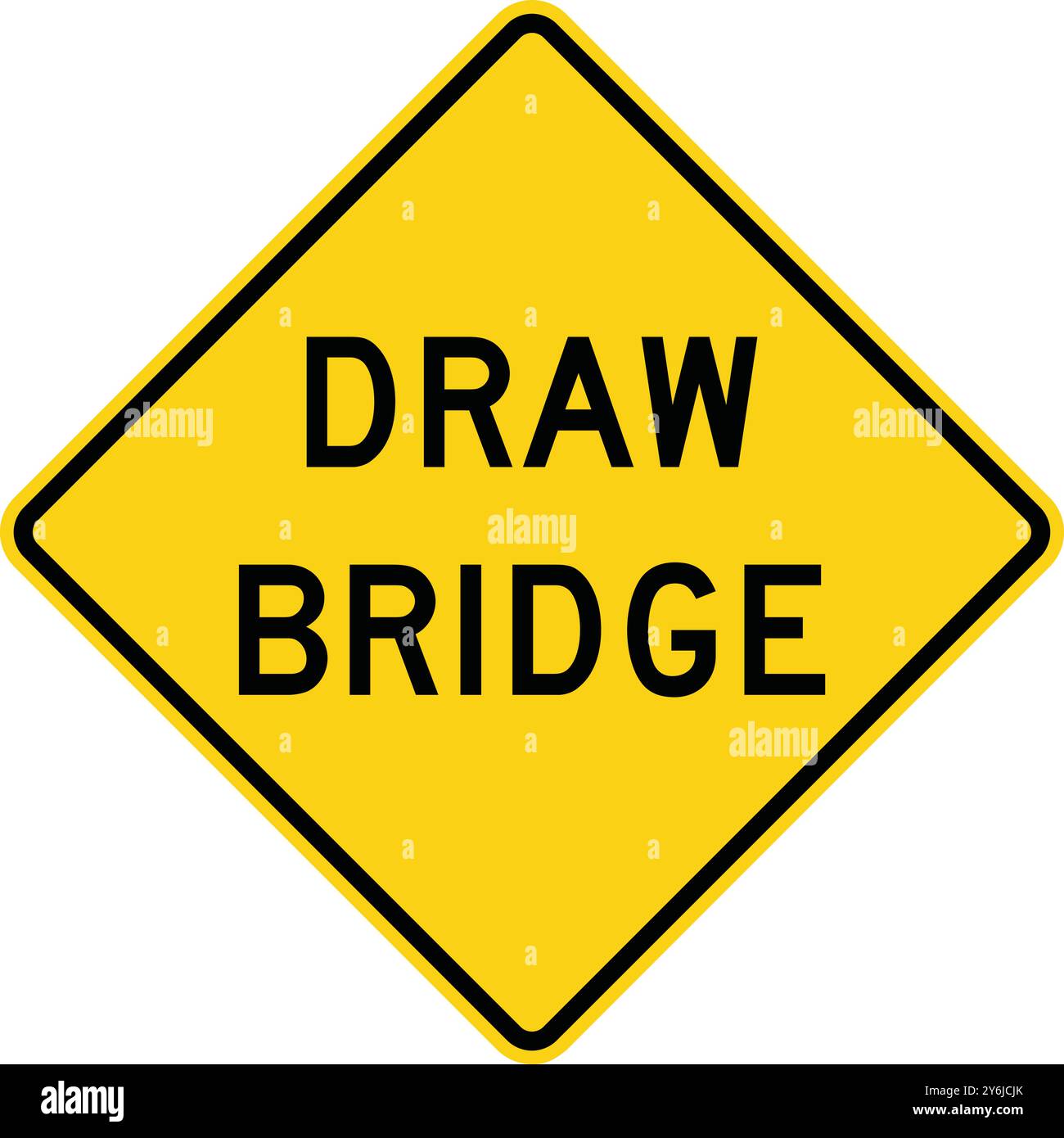 Draw bridge ahead. Advance Traffic Control Signs: Stop, Yield, Traffic ...
