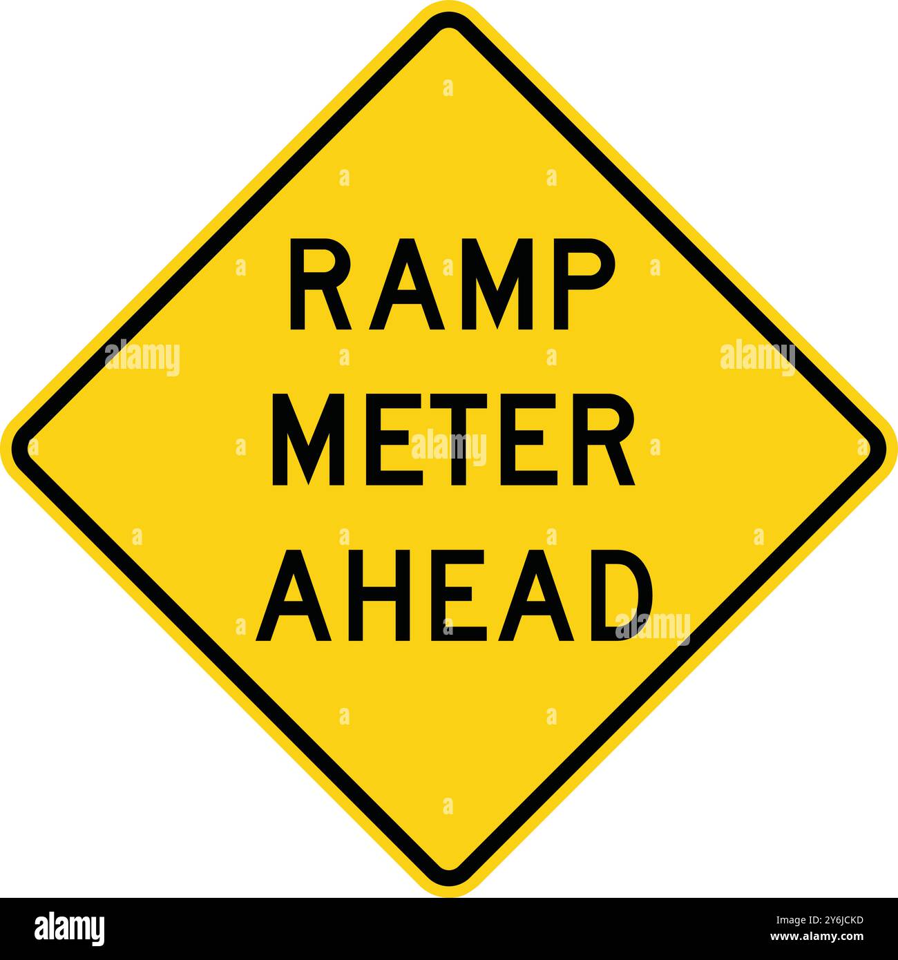 Ramp meter ahead. Advance Traffic Control Signs: Stop, Yield, Traffic ...