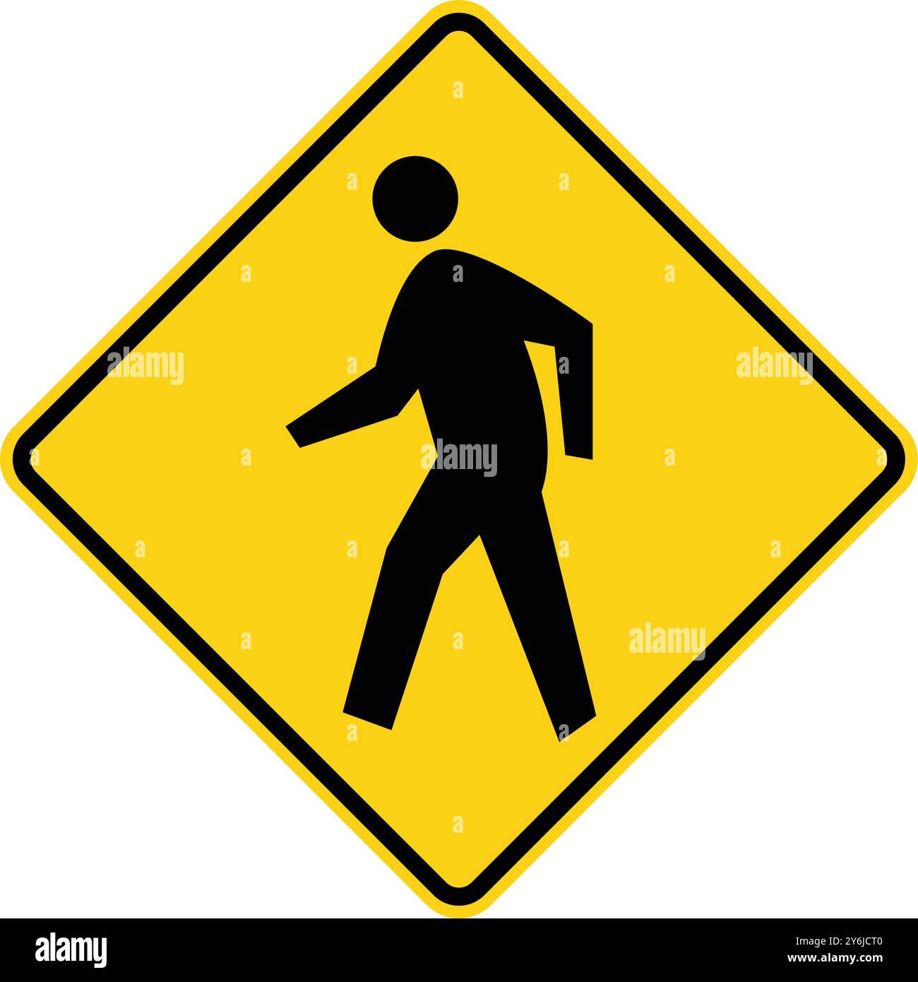 Pedestrians, Advance Road Warning Signs Collection Featuring Bicycles ...