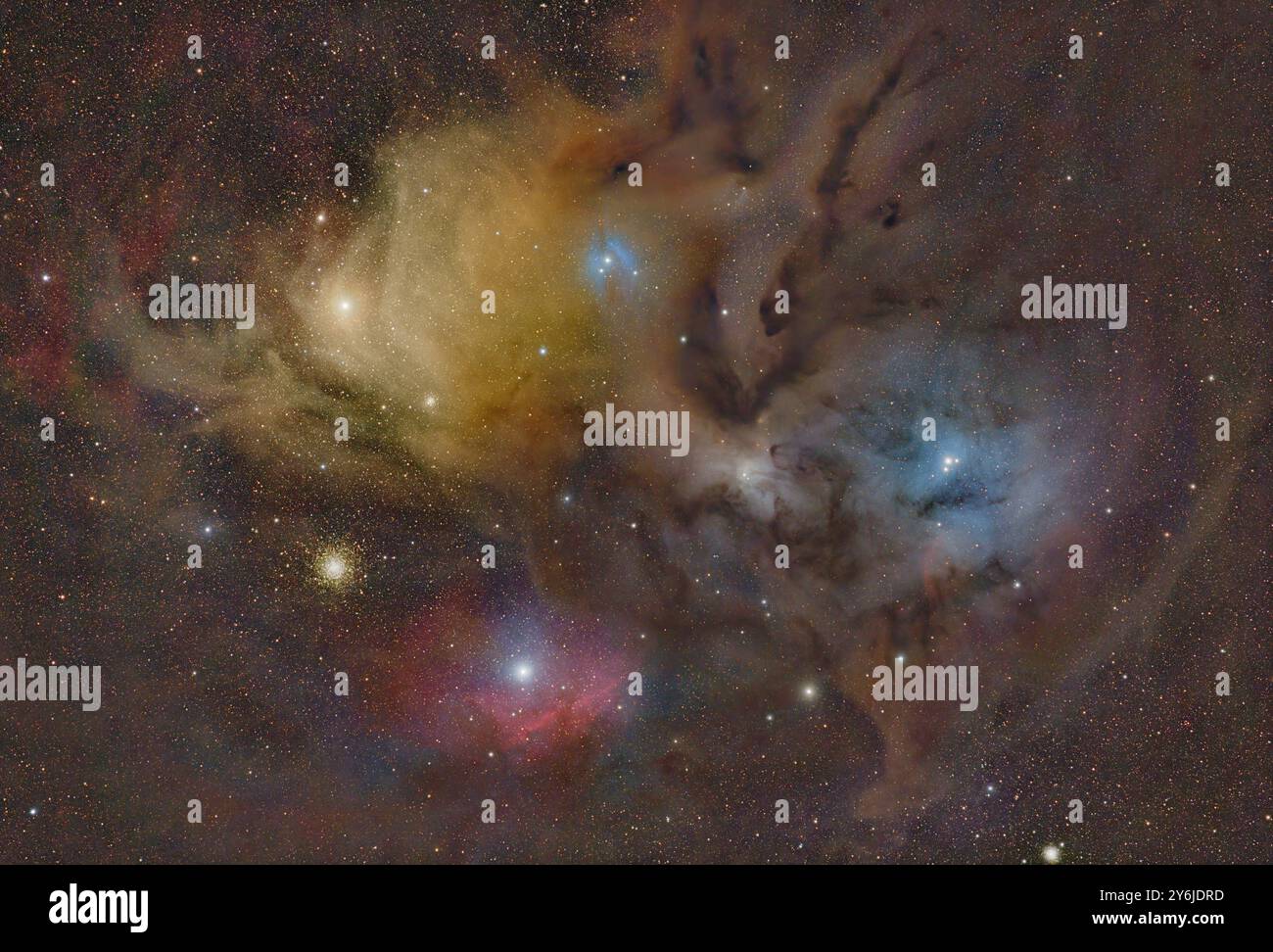 Antares and Rho Ophiuchi Cloud Complex Stock Photo - Alamy