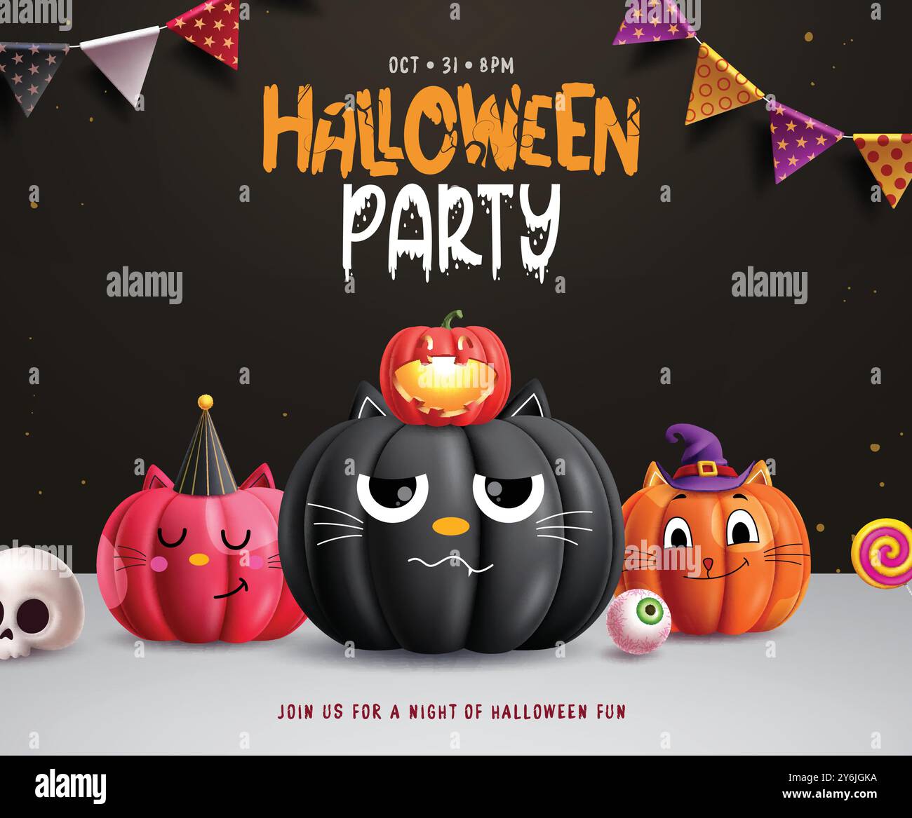 Pennants cat Stock Vector Images - Alamy