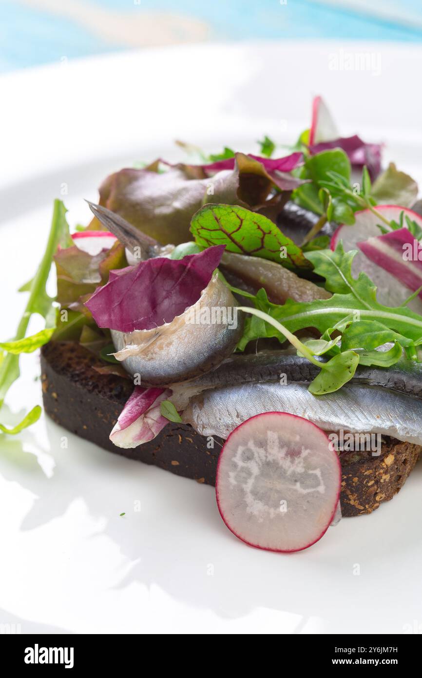 Estonian sprat sandwich hi-res stock photography and images - Alamy