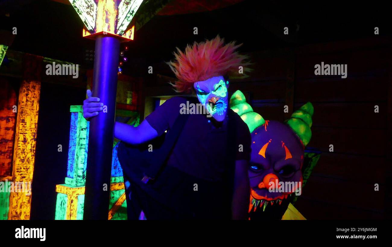 Buena Park, California, USA 22nd September 2024 Chilling Chambers Maze ...