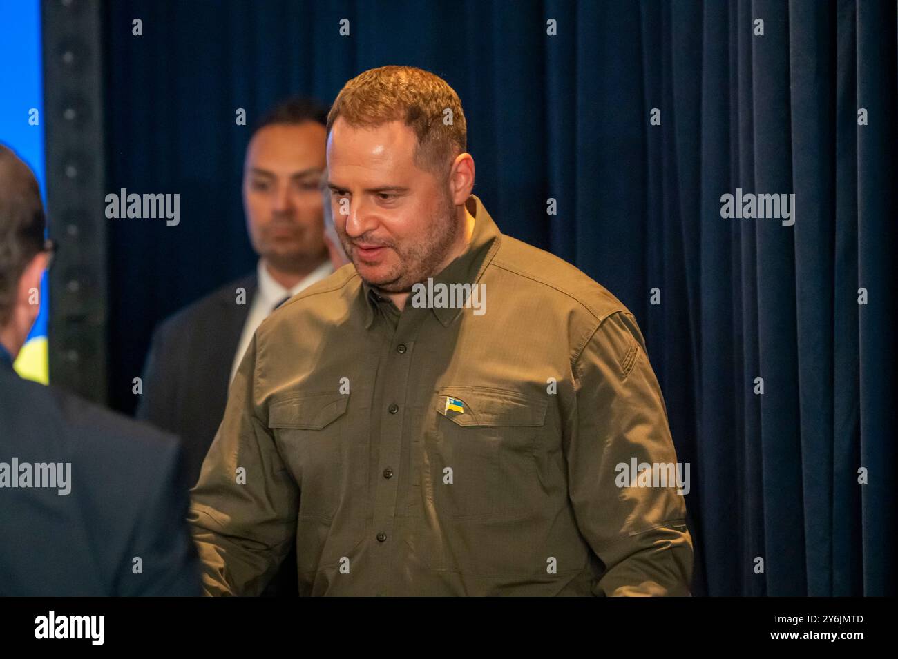 Andrii Yermak, Head of Office of the President of Ukraine, attends an ...