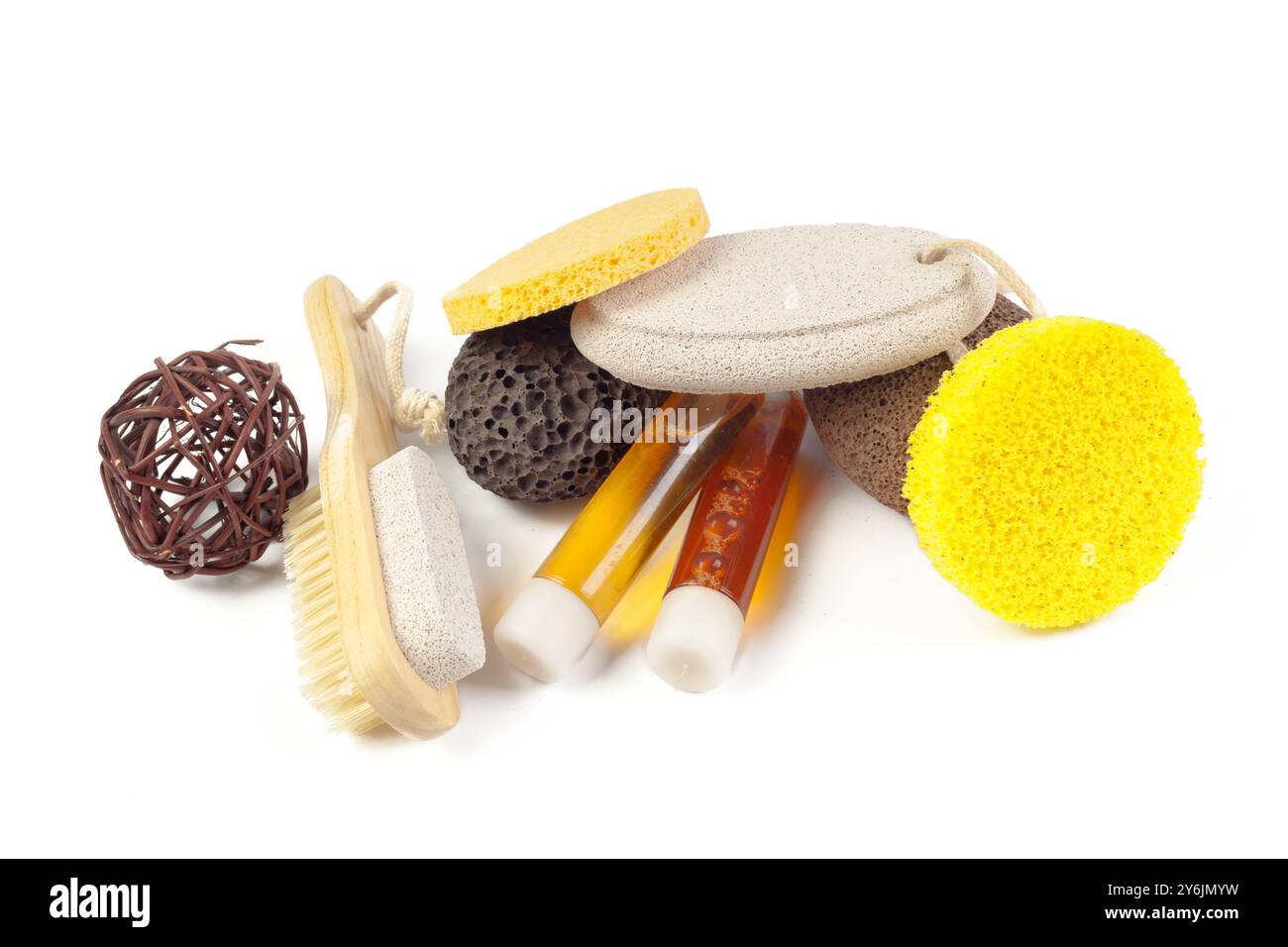 Bottles healthy essential oils Cut Out Stock Images & Pictures - Alamy