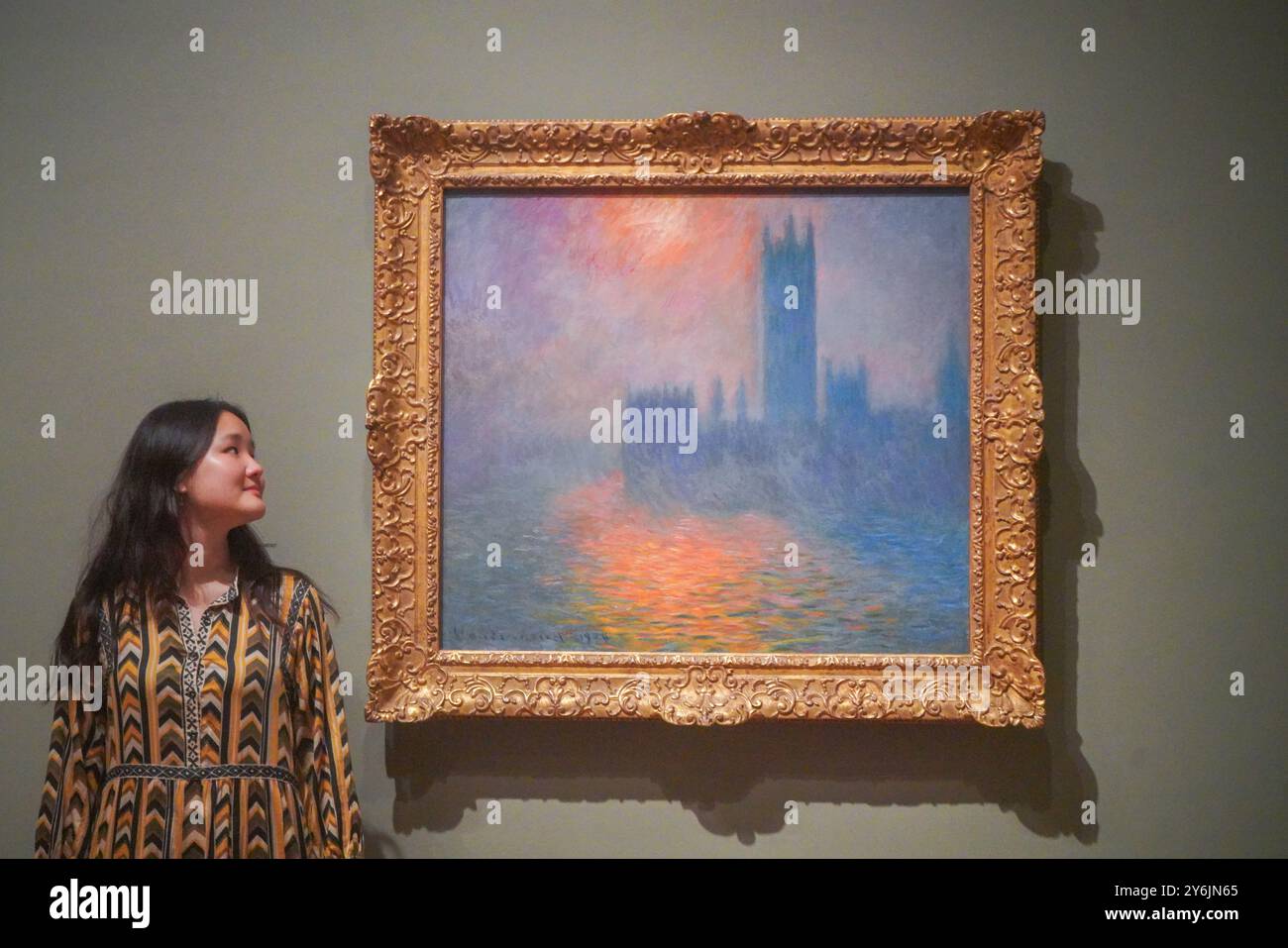 London, UK. 26 September 2024 CLAUDE MONET, The Houses of Parliament ...