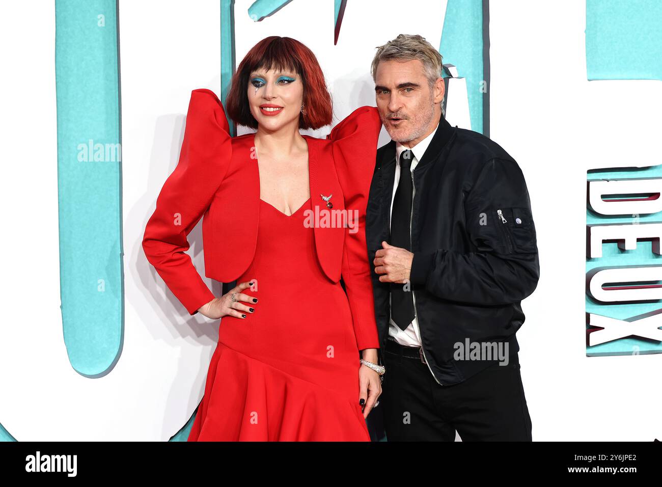 Lady Gaga and Joaquin Phoenix, Joker: Folie A Deux - UK Premiere ...