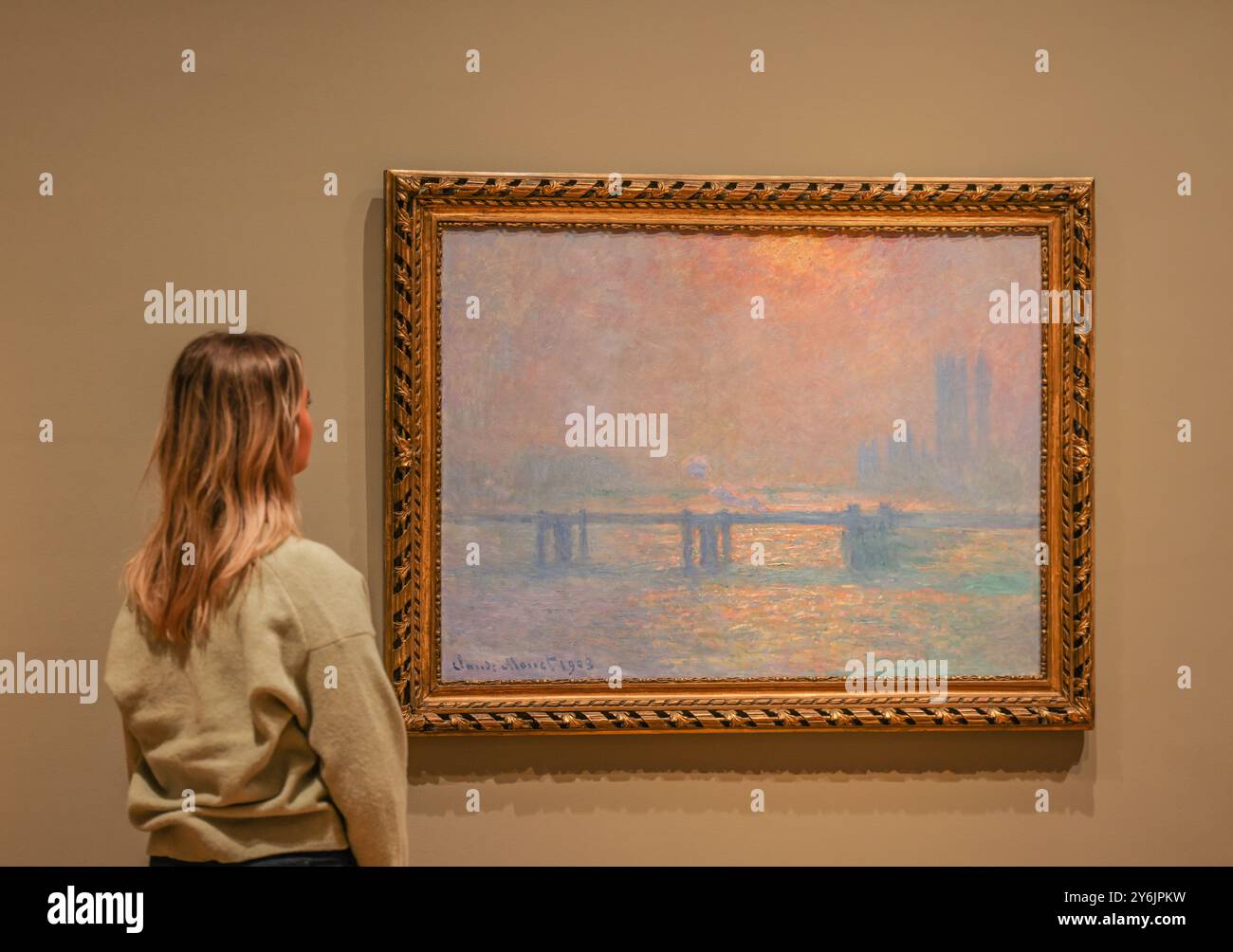 courtauld Gallery, London, UK. 26th Sep, 2024. Charing Cross Bridge ...