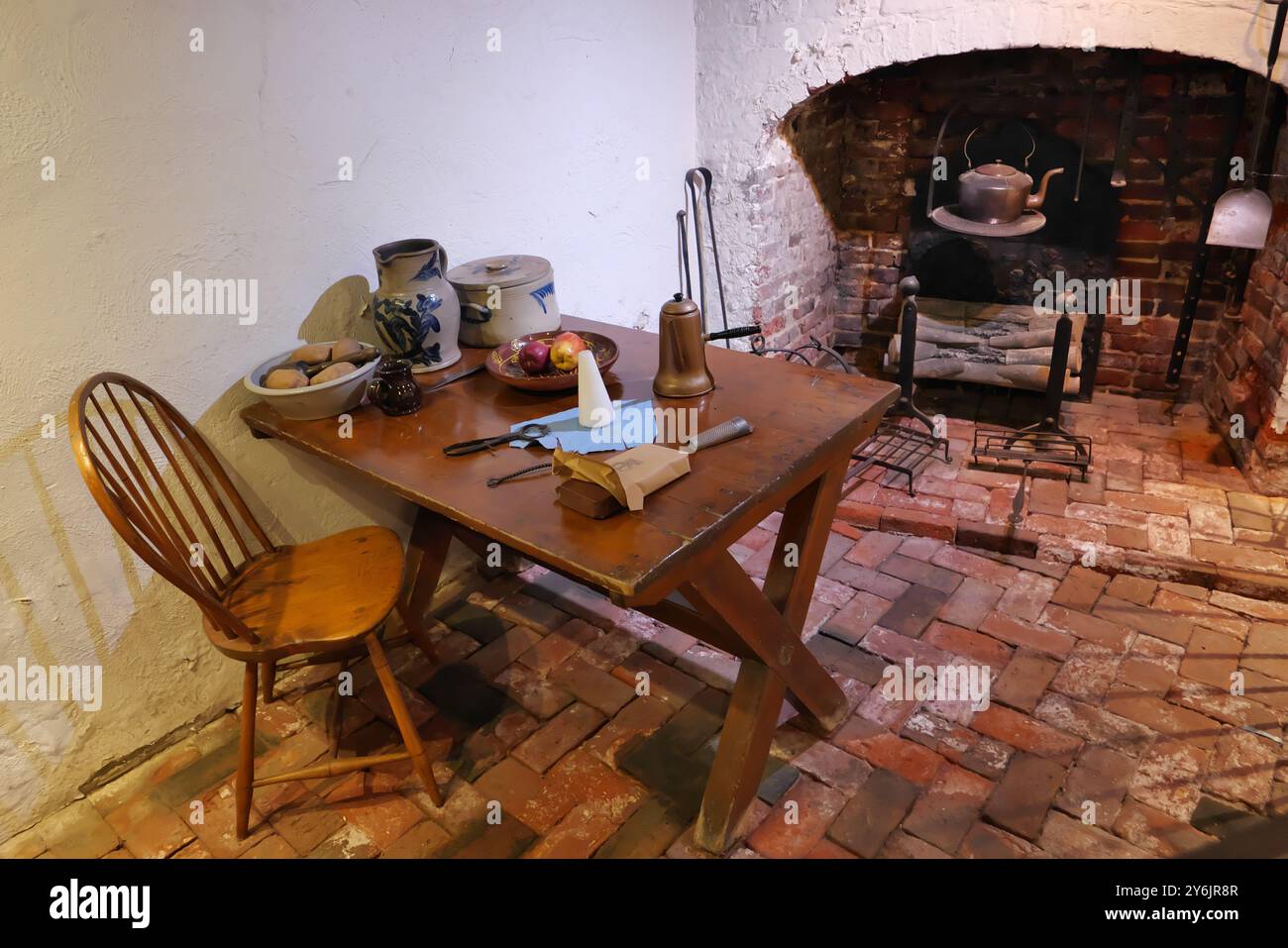 AN INTERIOR VIEW OF BETSY ROSS'S HOUSE Stock Photo - Alamy