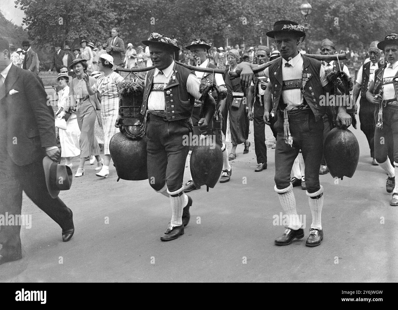 Folk Dancing Festival in Hyde Park , London , England . Hungarian Folk ...