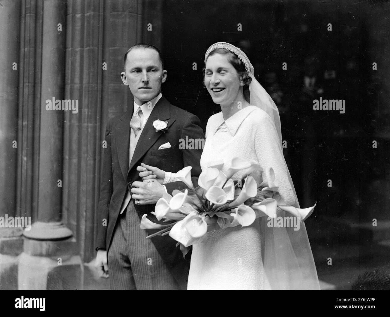 Wedding of Mr Neil Richardson and Miss Marion Gibson at St Mary Abbot ...
