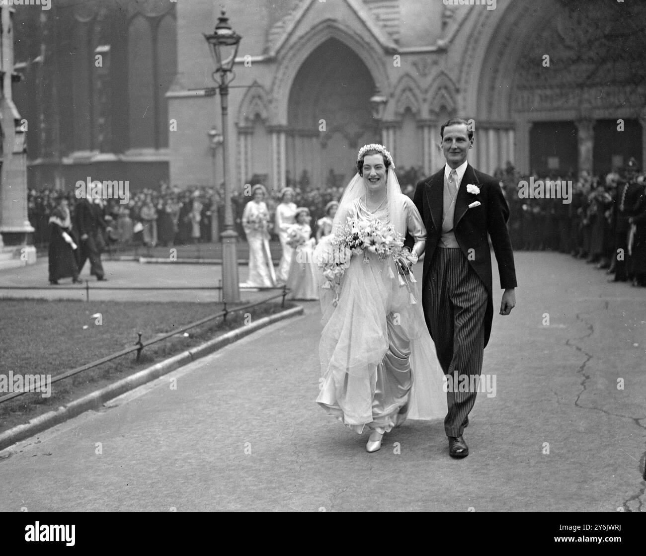 Wedding of Lieutenant Commander Peter Dawnay RN , and Lady Angela ...