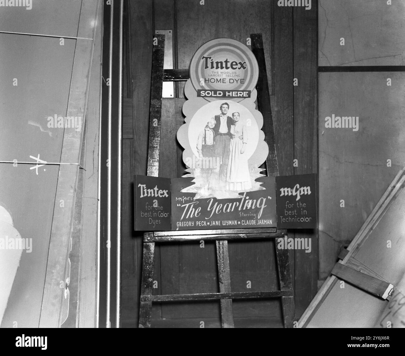 Poster advertising for the film , ' The Yearling ' , starring Gregory ...