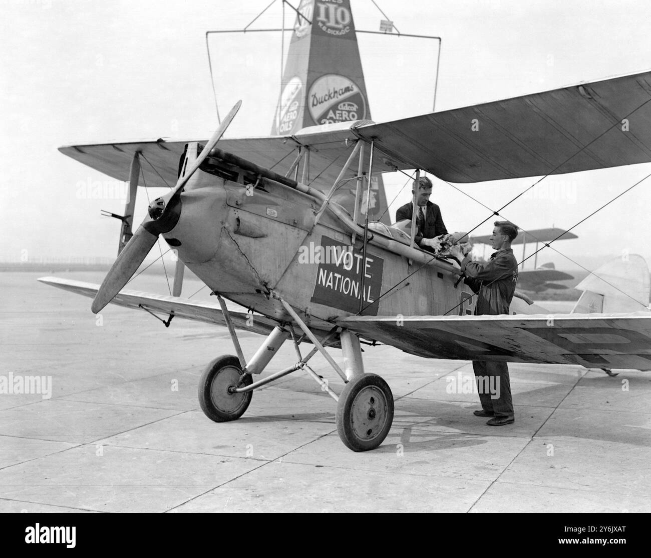 General Election , 1931 . For the first time aeroplanes were pressed ...
