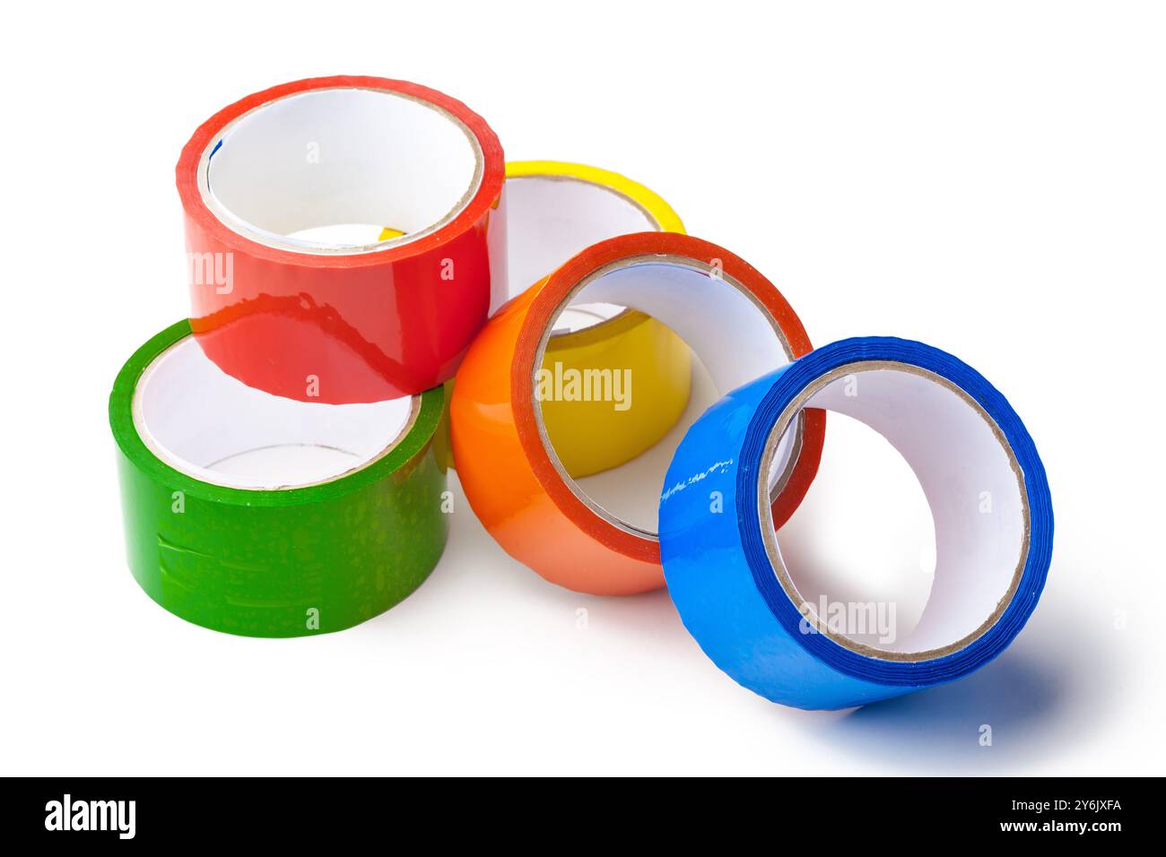 Tape in rolls Cut Out Stock Images & Pictures - Alamy