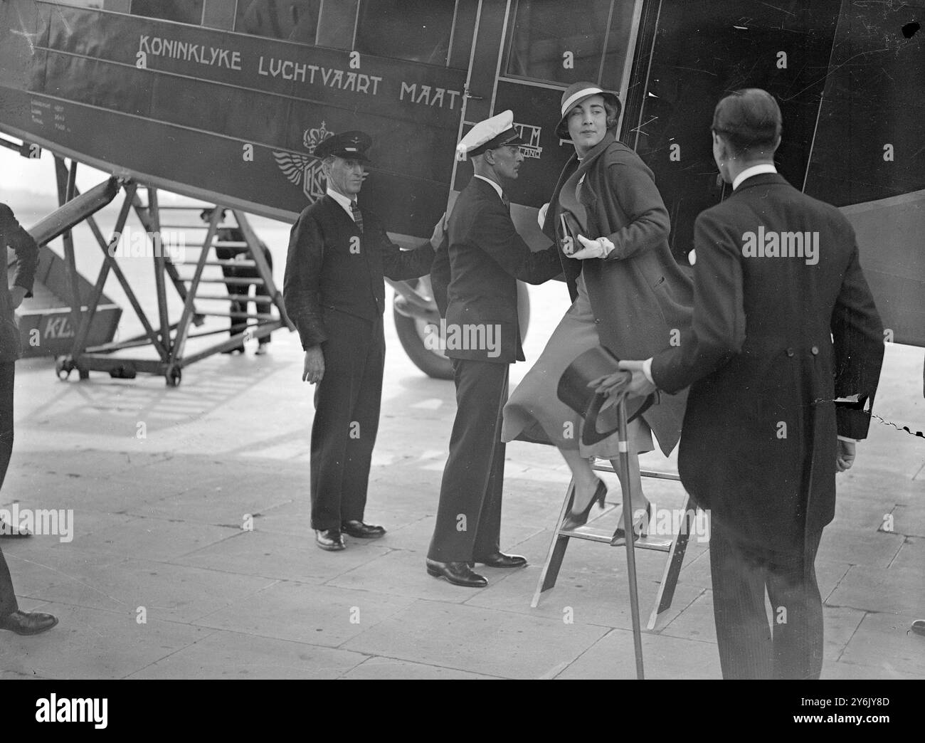 At Croydon Airport , South London , England Princess Ingrid and Prince ...