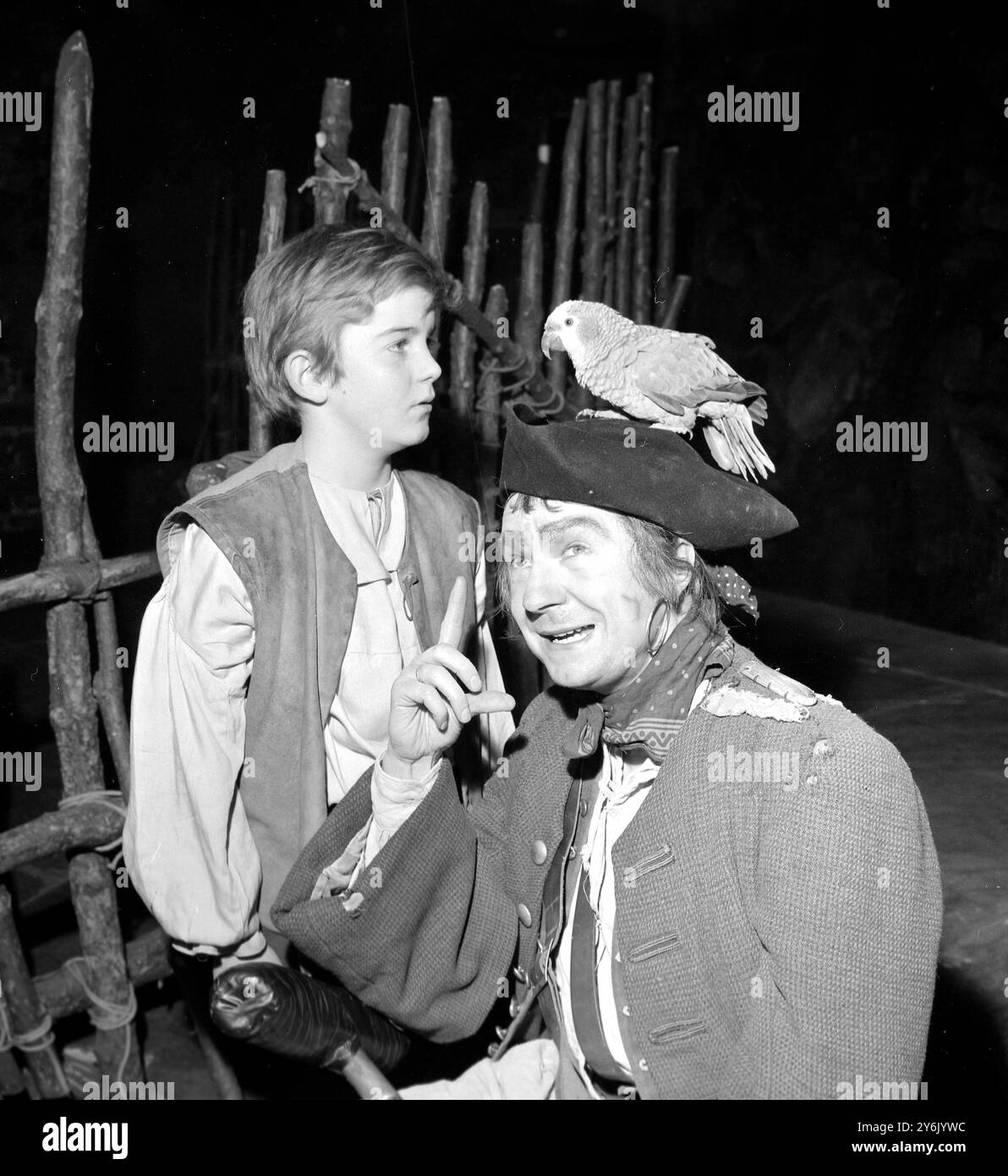 Long John Silver , alias actor Peter Bayliss , got the theatrical bird ...