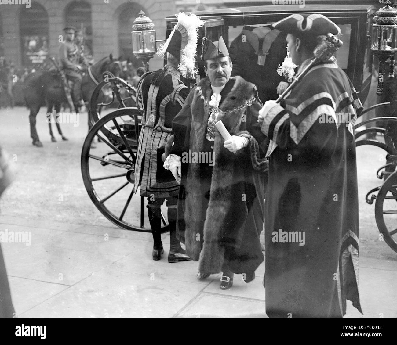 Lord Mayor 's Show The Ex - Lord Mayor of London , Sir Charles ...