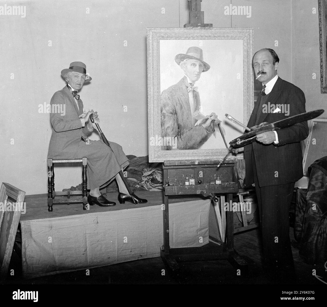 Miss Gwen Lally , producer of the Runnymede Pageant , sits for her ...