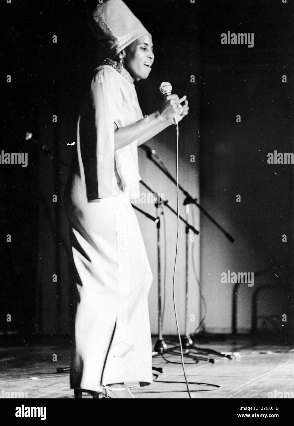 Zurich , Switzerland : Singer Miriam Makeba , the wife of the Black ...