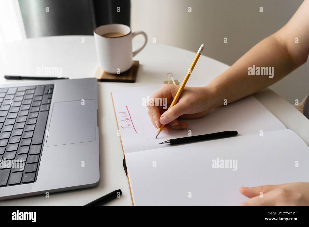 Creating a list hi-res stock photography and images - Alamy