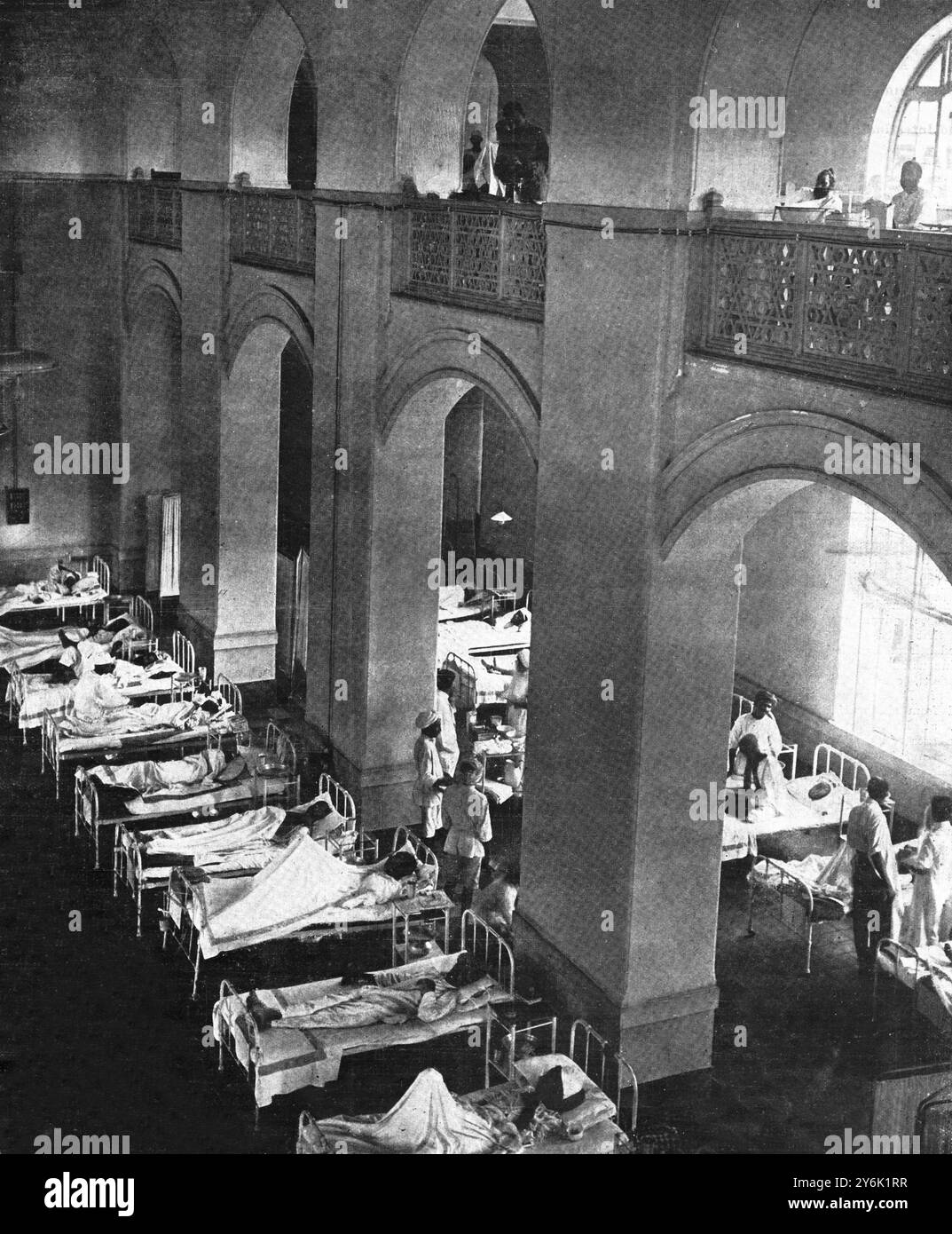 India hospital ward Black and White Stock Photos & Images - Alamy